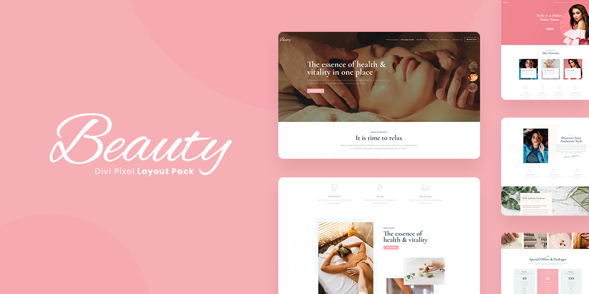 Beauty | Layout Pack for Divi Pixel