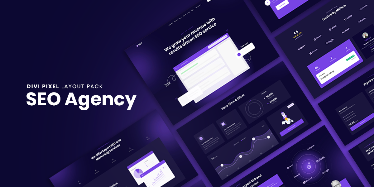 SEO Agency FREE Divi Pixel Layout Pack